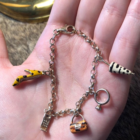 Jewelry | Vintage Sterling Silver Shopping Charm Braceletl | Poshmark